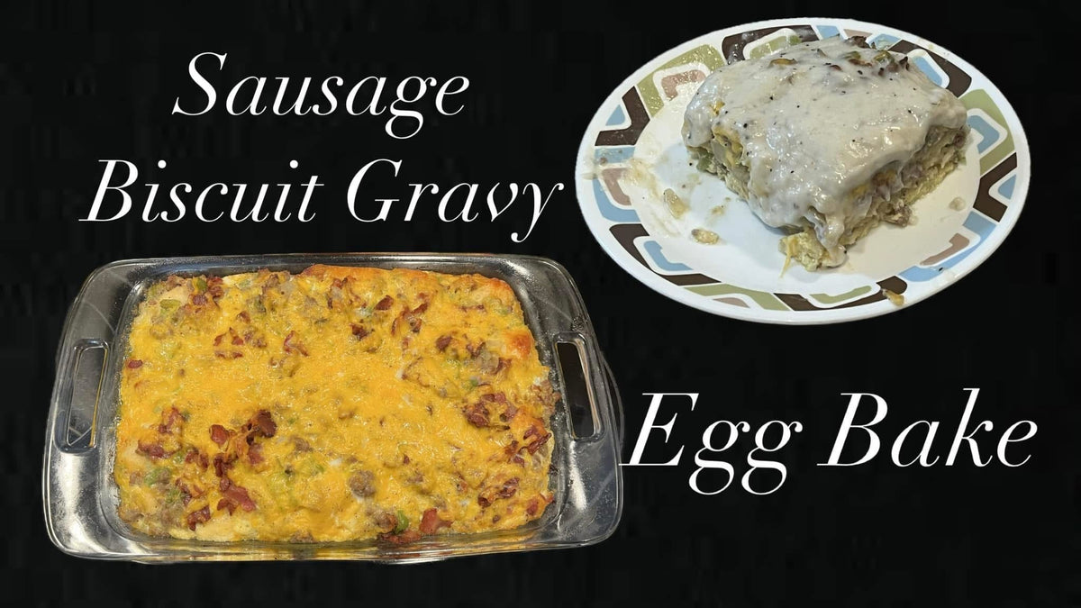 Sausage Biscuit Gravy Egg Bake J D S Bacon Salt